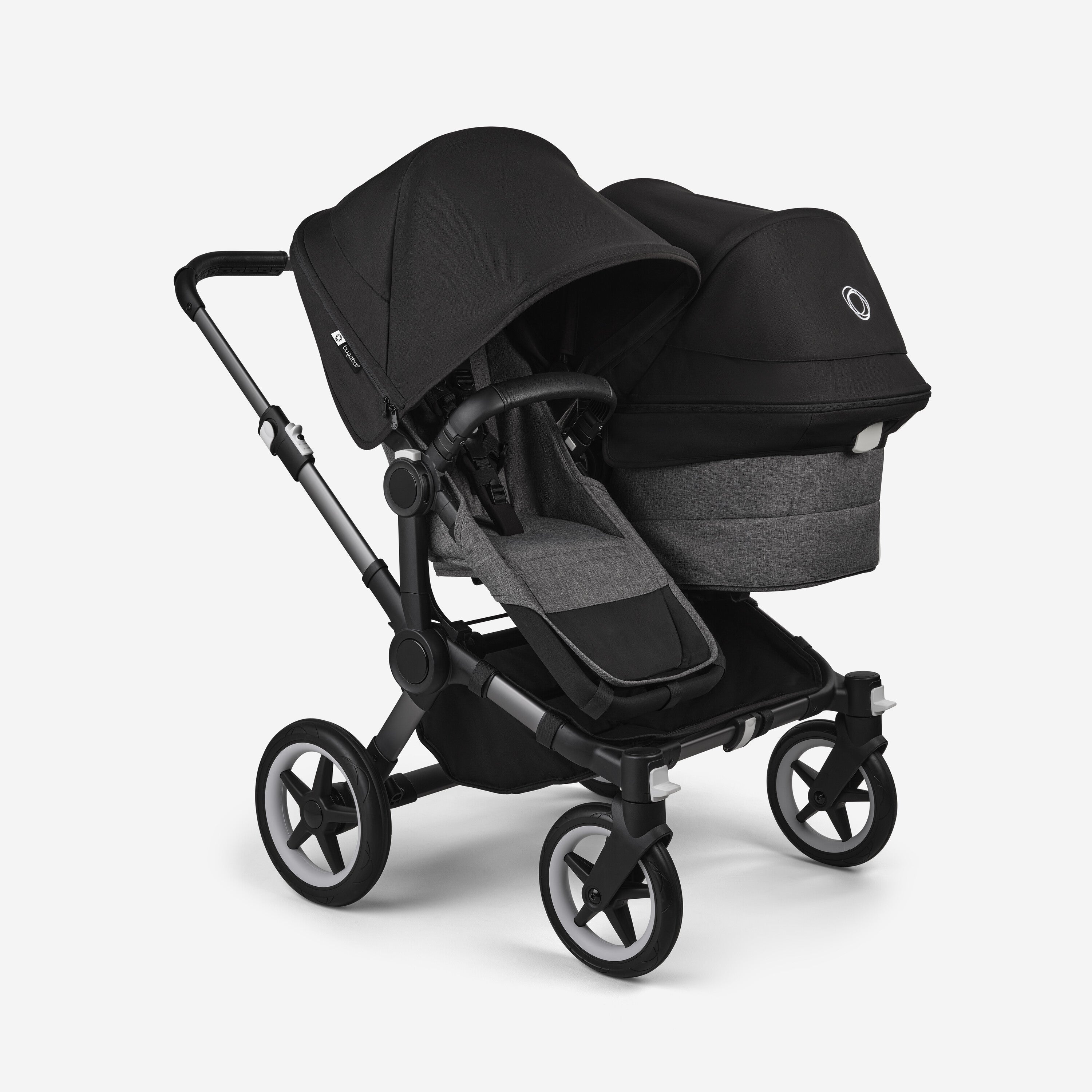 Bugaboo Donkey 5 Duo Bassinet And Seat Stroller - All Midnight Black C ...