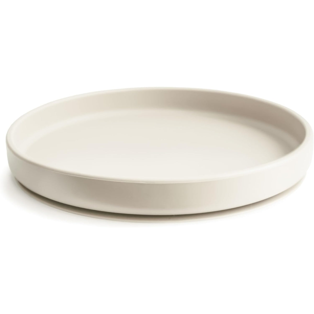 Mushie - Classic Silicone Suction Plate BPA-Free Non-Slip Design Ivory ...