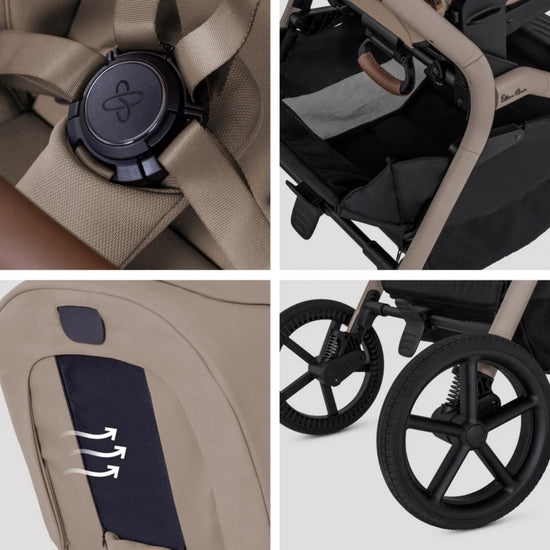 Silver Cross Breez Modular Stroller - Champagne – Luna Baby Store Miami